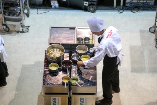To ensure that the teams have their equipment and all cooking ...